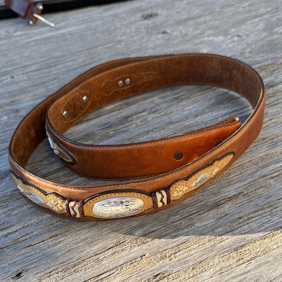 Tony Lama | Accessories | Tony Lama Leather Western Belt | Poshmark